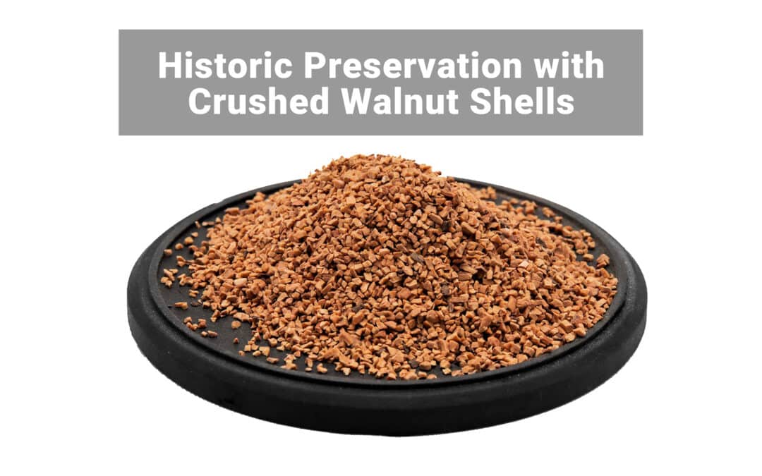 Historical Restoration with Crushed Walnut Shells - ESCA Blast