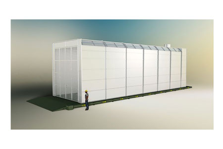 Hydropad Industrial Blast Room from ESCA Blast